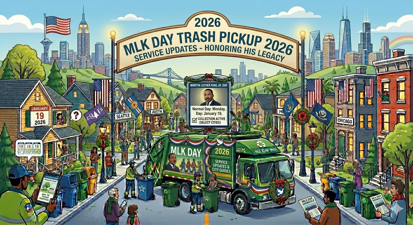 MLK Day Trash Pickup 2026 – Is Garbage Collected on Martin Luther King ...